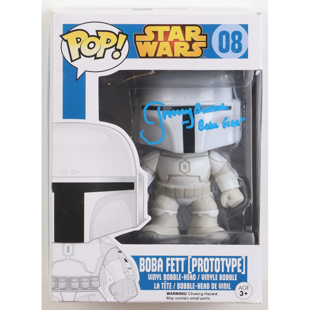 Jeremy Bulloch Signed "Star Wars" #08 Boba Fett Funko Pop! Vinyl Figure ...