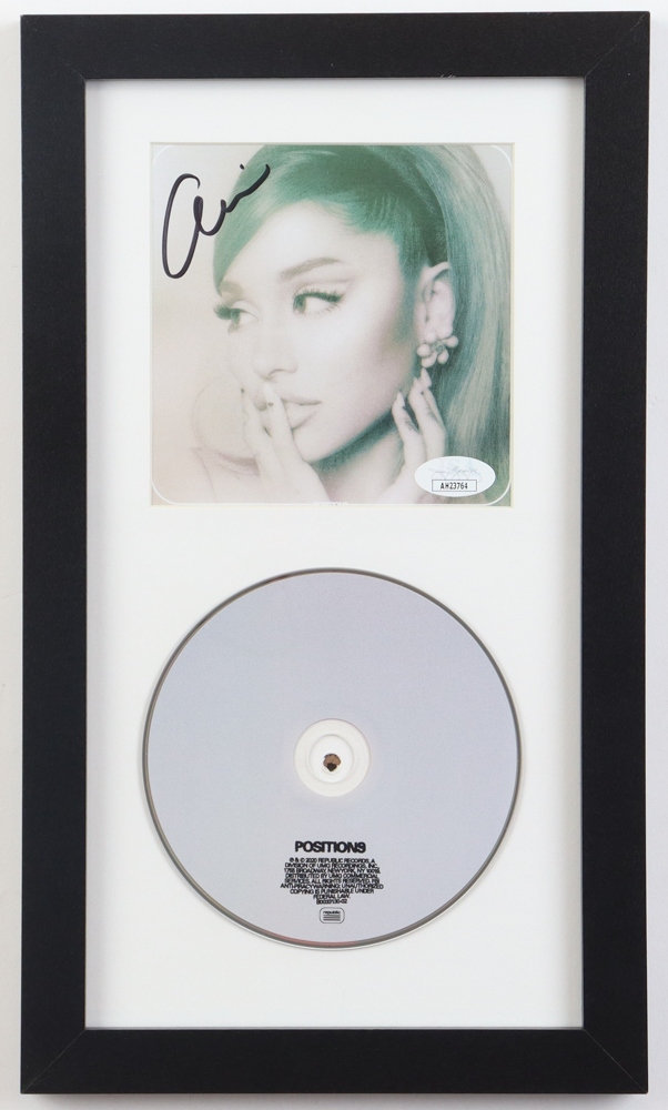 Ariana Grande Signed "Positions" Custom Framed CD Display (JSA ...