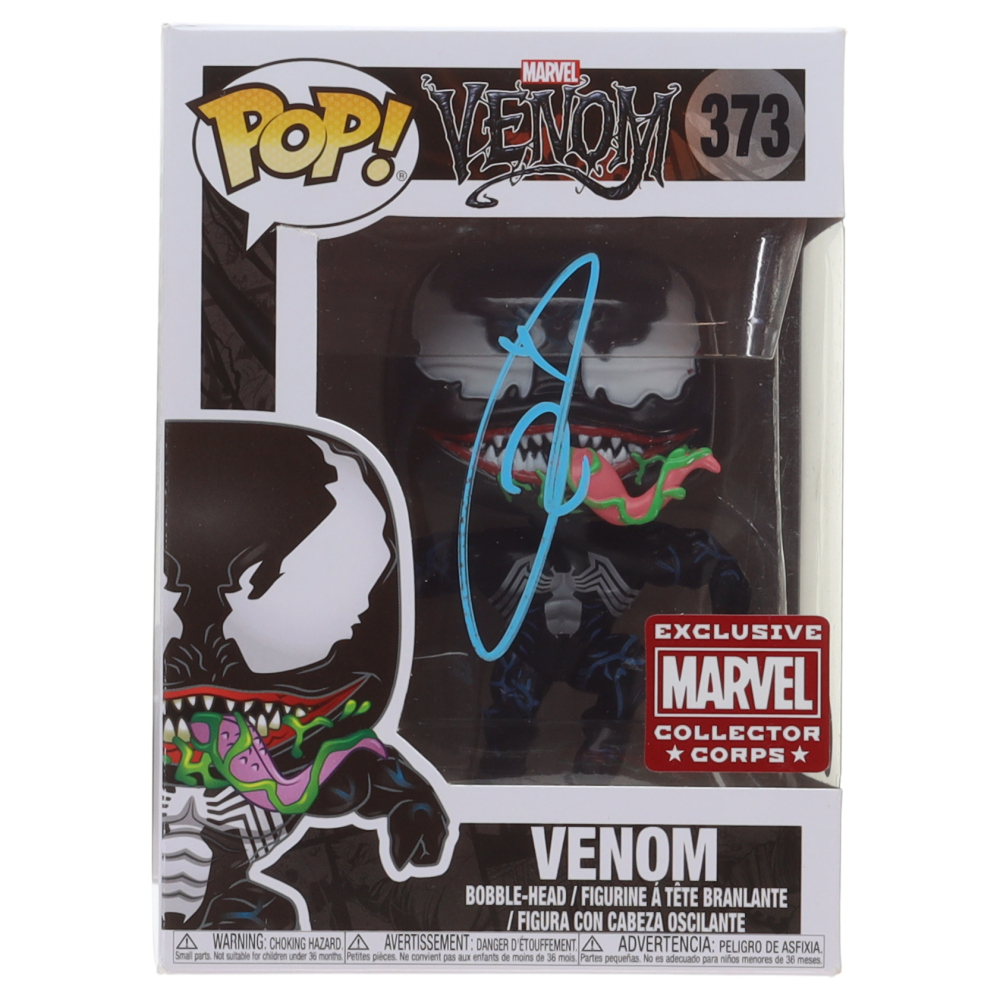 Tom Hardy Signed "Venom" Venom #373 Funko Pop! Vinyl Figure (Beckett ...