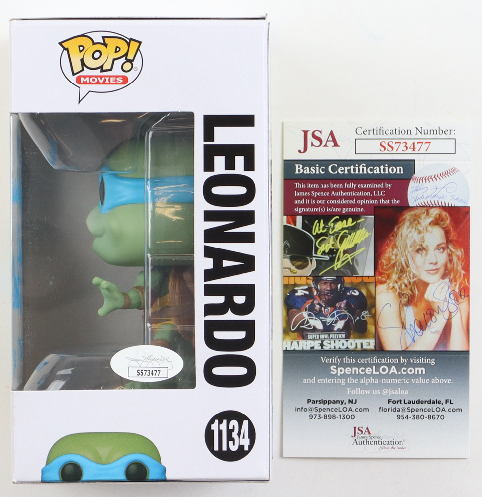 Brian Tochi Signed "Teenage Mutant Ninja Turtles" #1134 Leonardo Funko ...