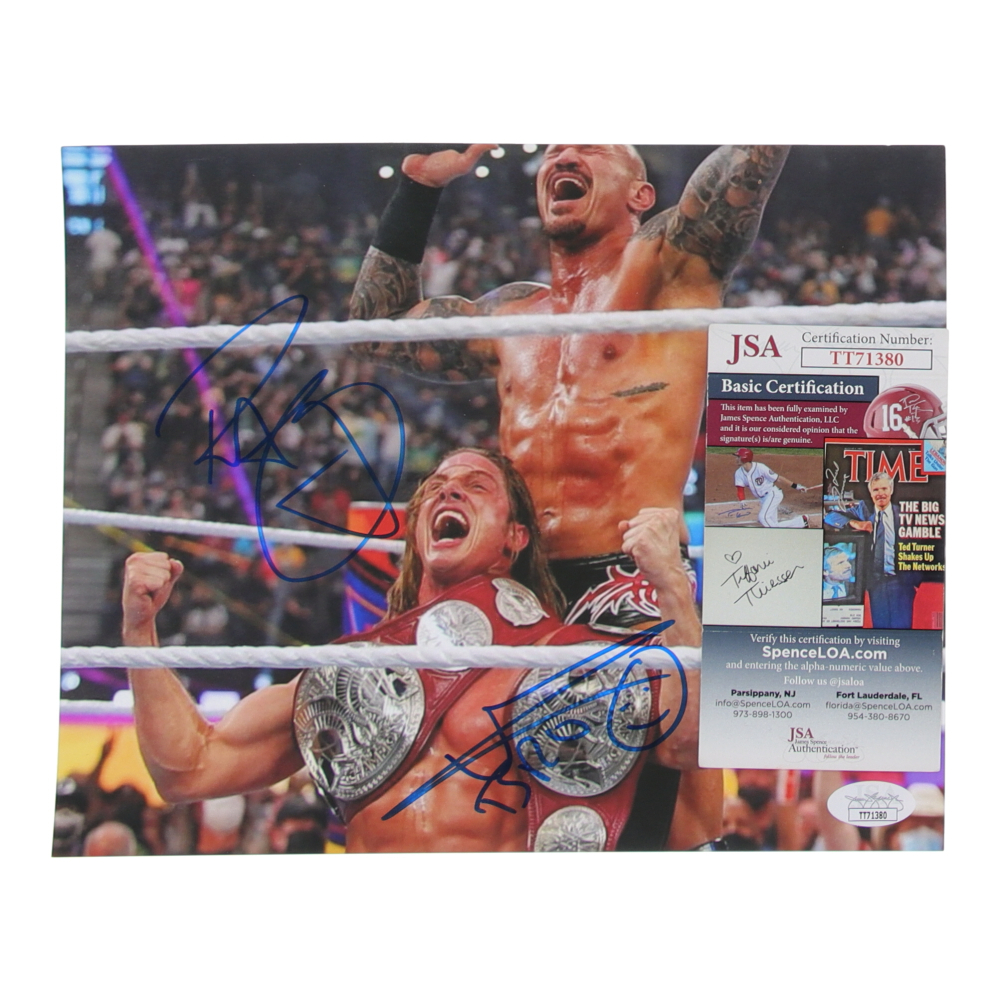 Randy Orton & Matt Riddle Signed WWE 8x10 Photo (JSA) | Pristine Auction