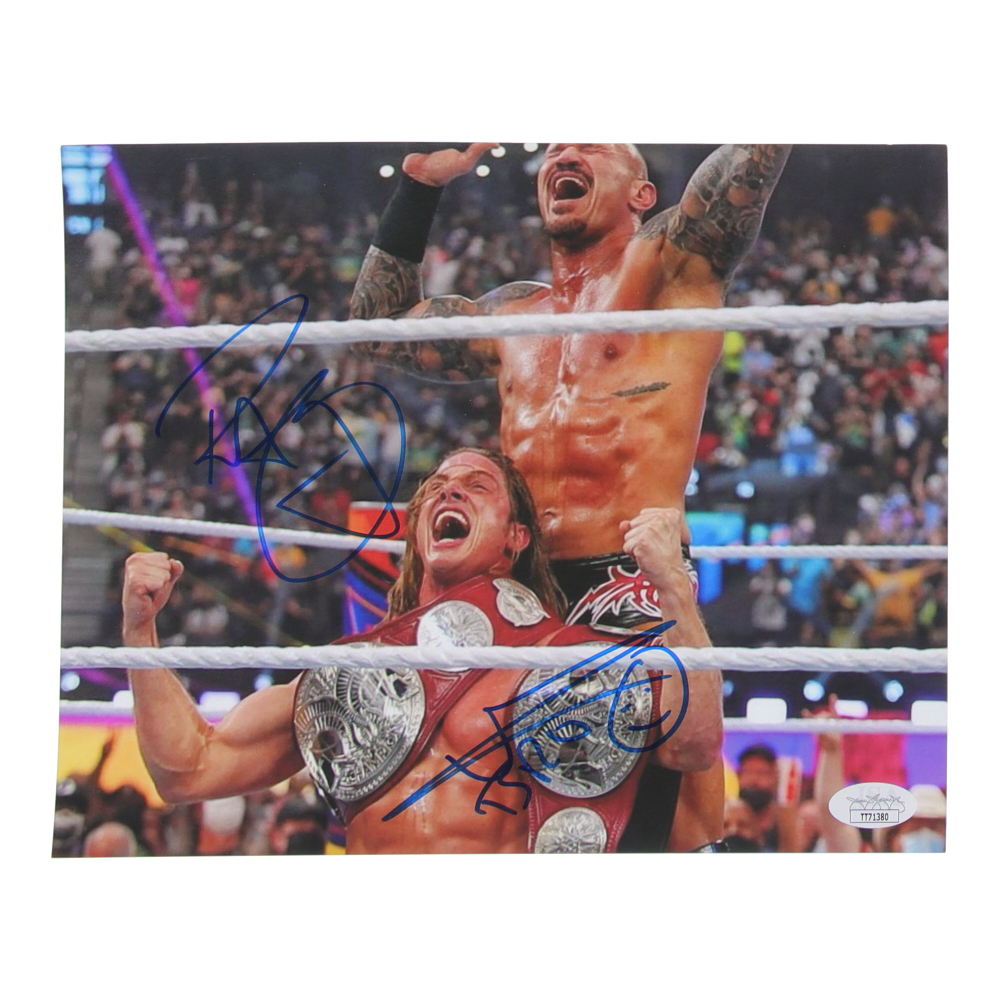 Randy Orton & Matt Riddle Signed WWE 8x10 Photo (JSA) | Pristine Auction