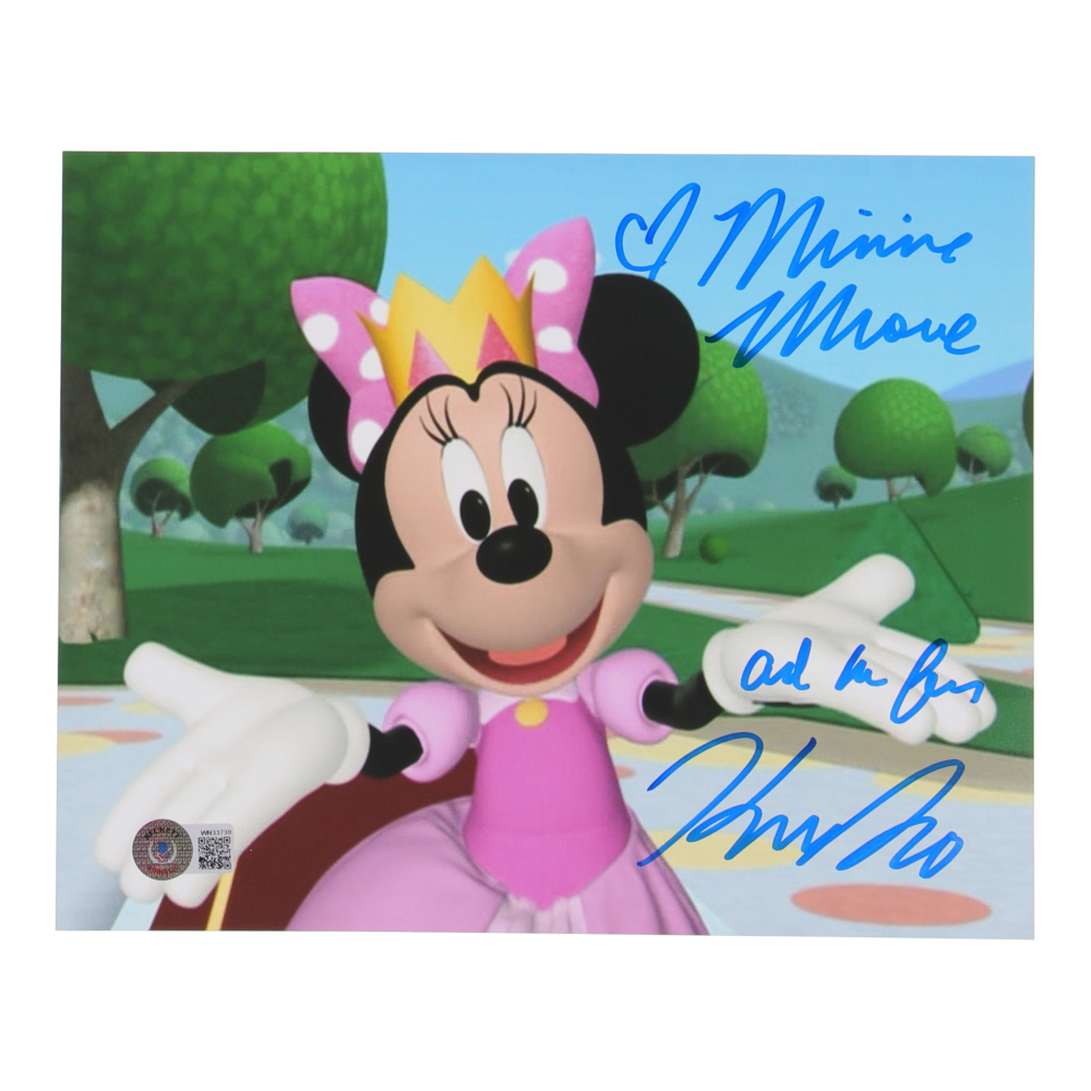 Kaitlyn Robrock Signed "Minnie Mouse" 8x10 Photo Inscribed "Minnie ...