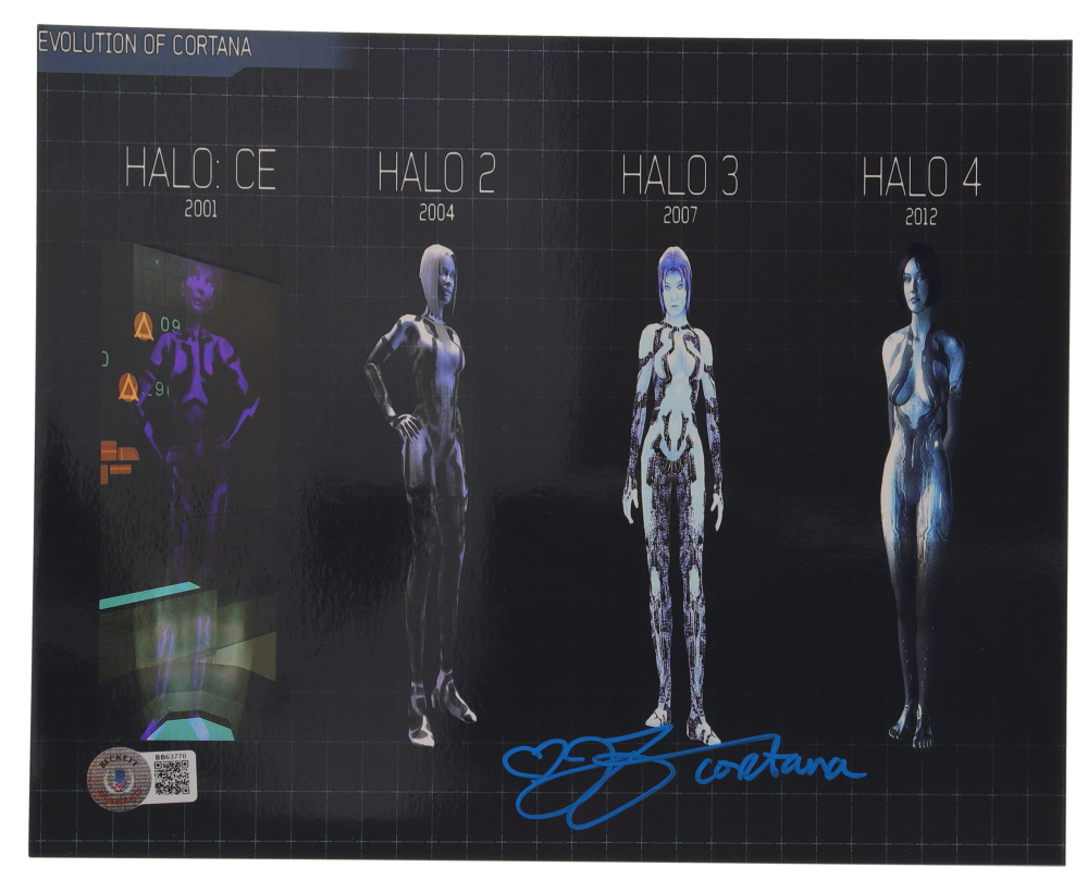 Jen Taylor Signed "Halo" 8x10 Photo (Beckett) | Pristine Auction