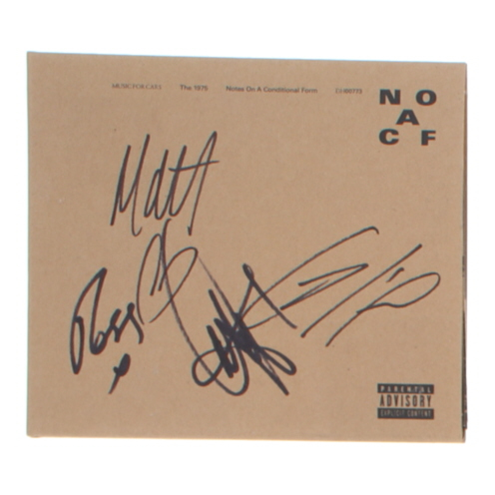 The 1975 Band Signed Notes On A Conditional Form CD Album JSA the-1975-band-signed-notes-on-a-conditional-form-cd-album-jsa