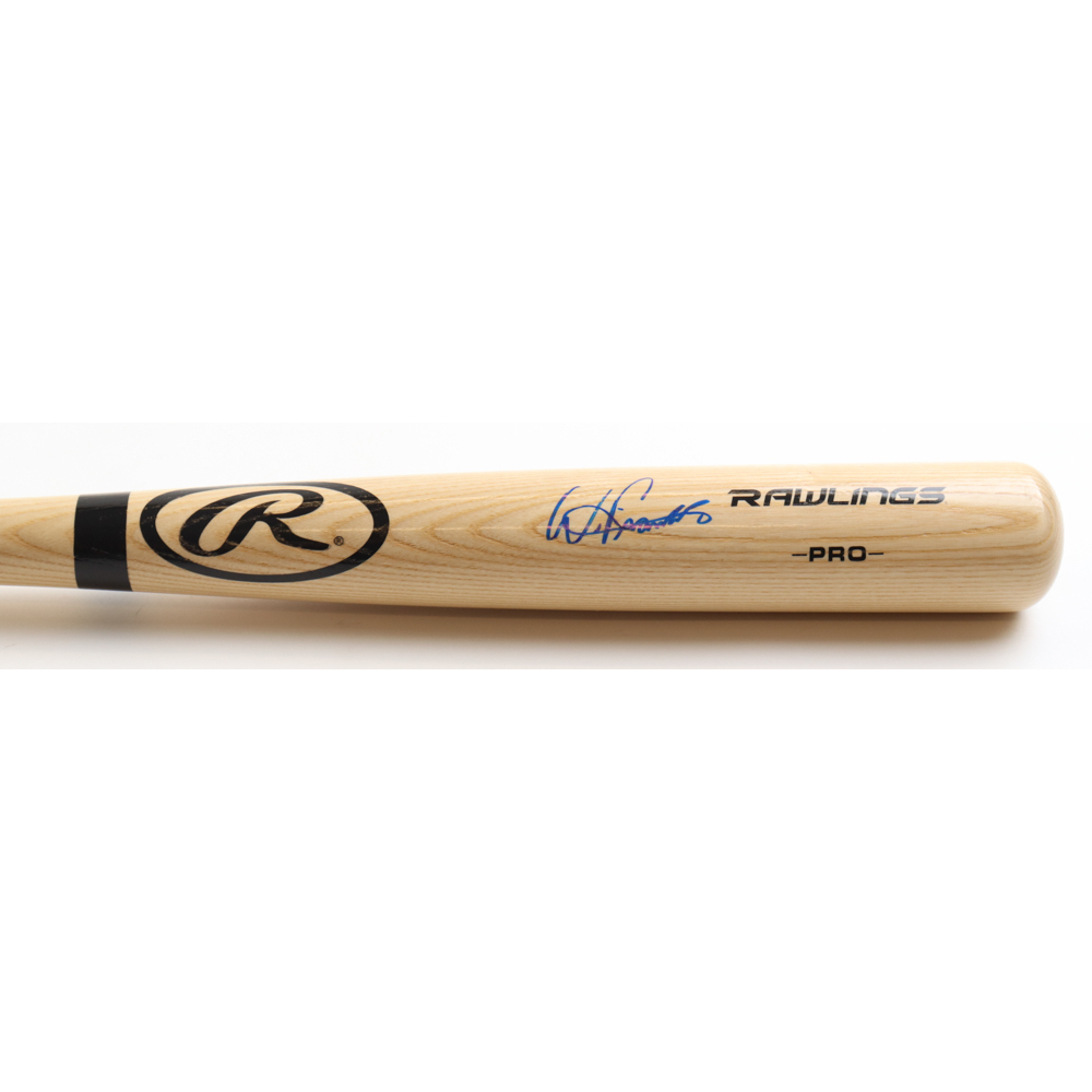 Wander Franco Signed Rawlings Pro Baseball Bat (JSA & Franco ...