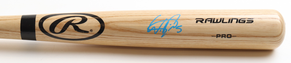 Wander Franco Signed Rawlings Pro Baseball Bat (JSA & Franco ...