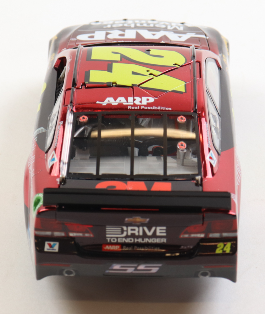 Jeff Gordon Signed NASCAR #24 2015 AARP Member Advantages Color Chrome ...