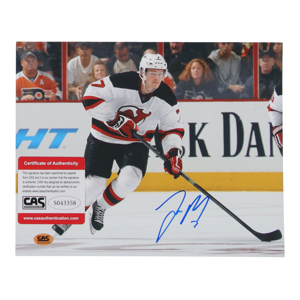 Jon Merrill Signed Devils 8x10 Photo (CAS) | Pristine Auction