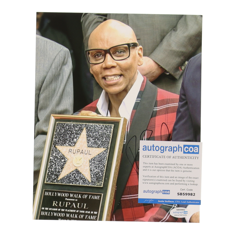 RuPaul Signed 8x10 Photo (AutographCOA) | Pristine Auction