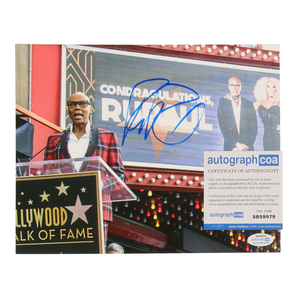 RuPaul Signed 8x10 Photo (AutographCOA) | Pristine Auction