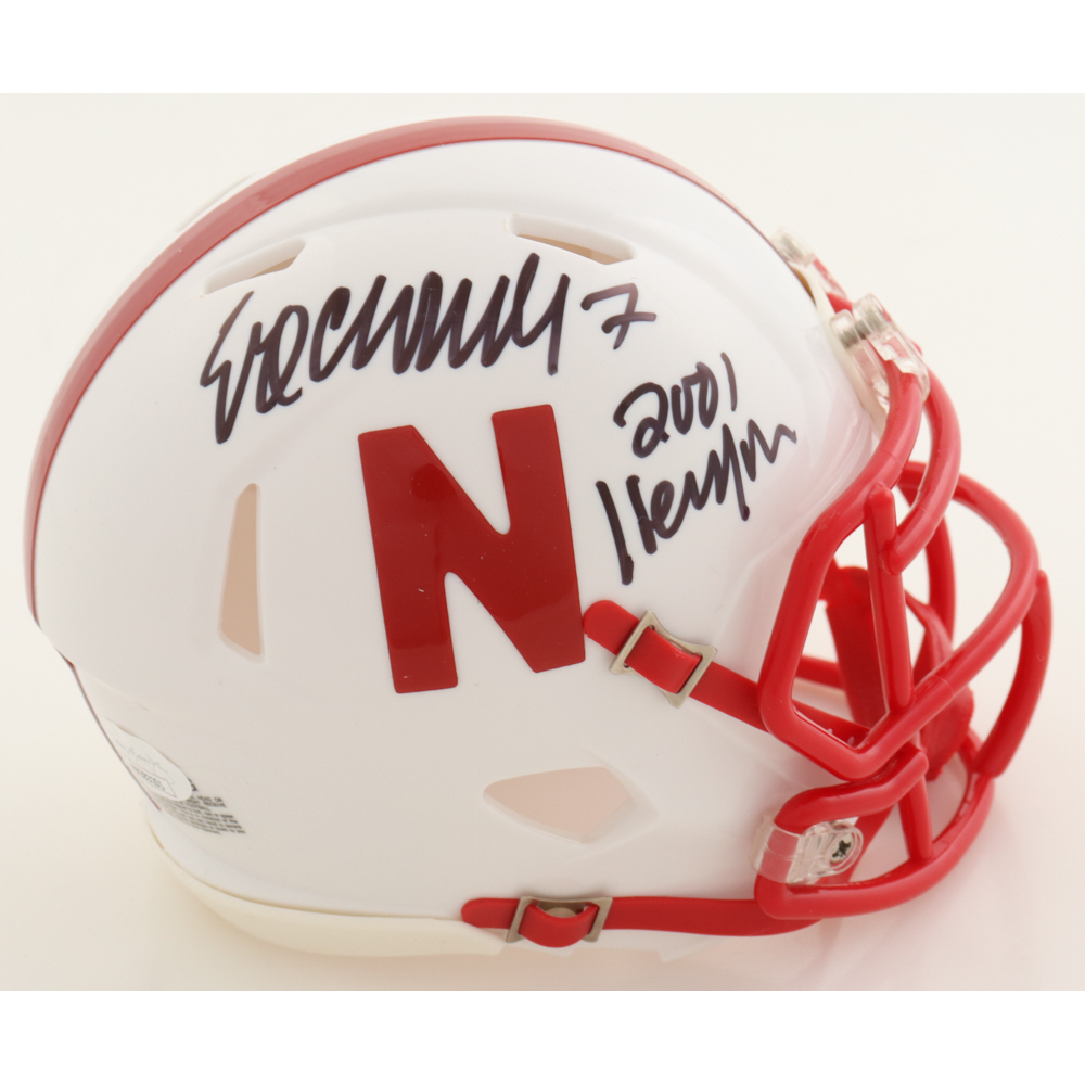Eric Crouch Signed Nebraska Cornhuskers Speed Mini Helmet Inscribed ...