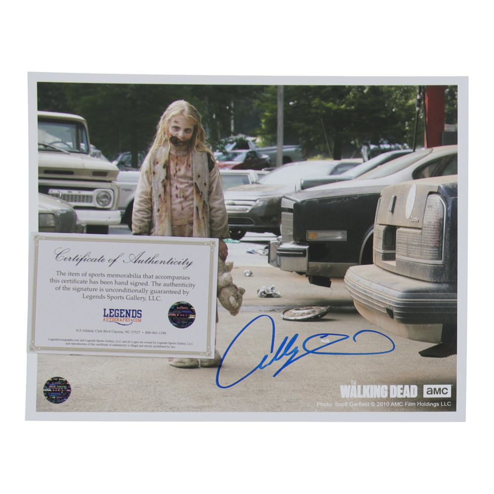 Addy Miller Signed "The Walking Dead" 8x10 Photo (Legends) | Pristine ...