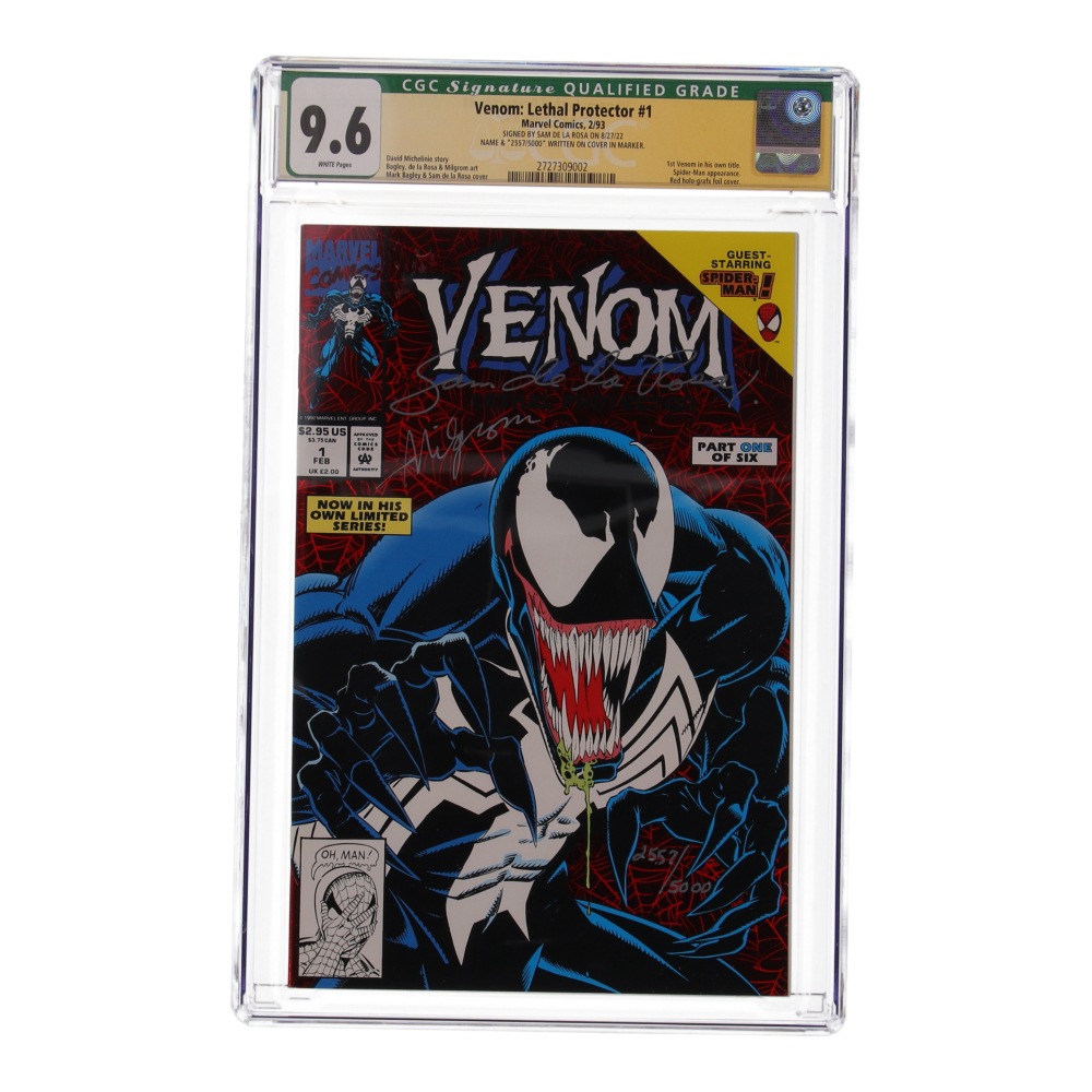 Sam de la Rosa & Al Milgrom Signed LE 1993 "Venom: Lethal Protector ...