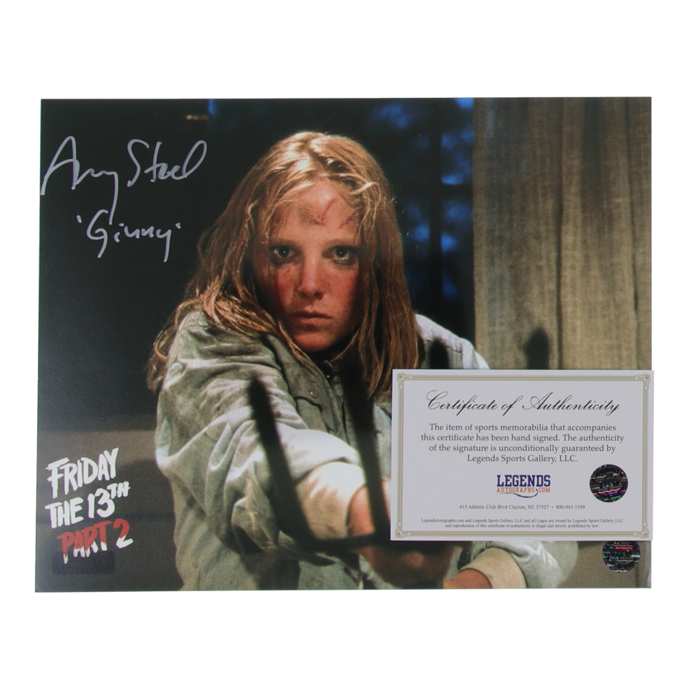 Amy Steel Signed "Friday The 13th Part 2" 8x10 Photo Inscribed "Ginny" (Legends) | Pristine Auction