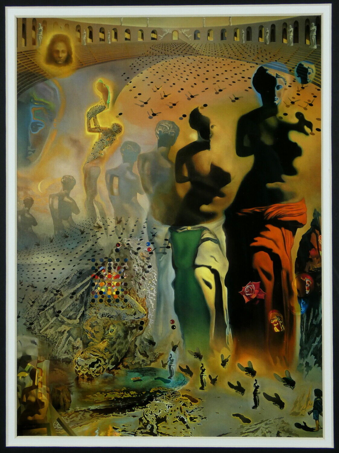 Salvador Dali "The Hallucinogenic Toreador" Custom Framed Print Display ...