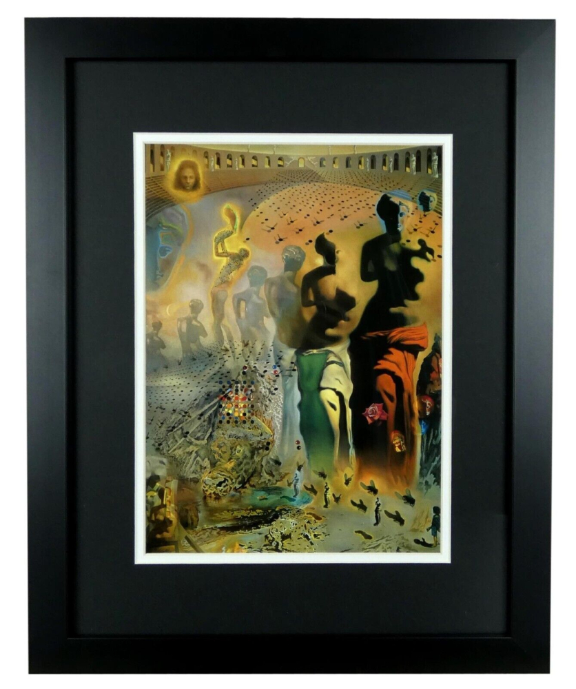 Salvador Dali "The Hallucinogenic Toreador" Custom Framed Print Display ...