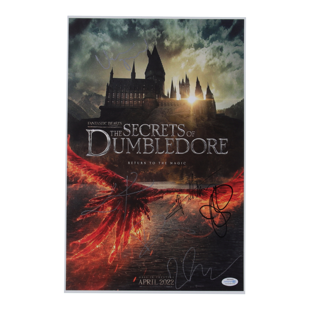 "Fantastic Beasts: The Secrets of Dumbledore" 11x17 Photo Signed by (6 ...