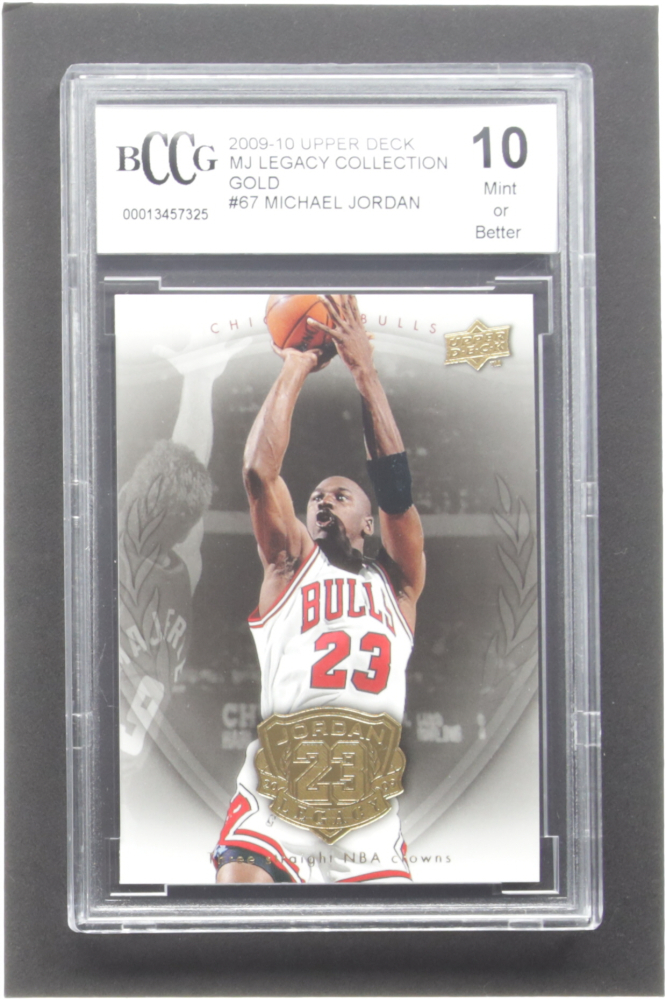 Michael Jordan 2009-10 Upper Deck Michael Jordan Legacy Collection Gold ...