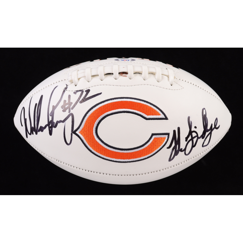 William Perry Signed Bears Logo Football Inscribed "The Fridge" (PSA ...