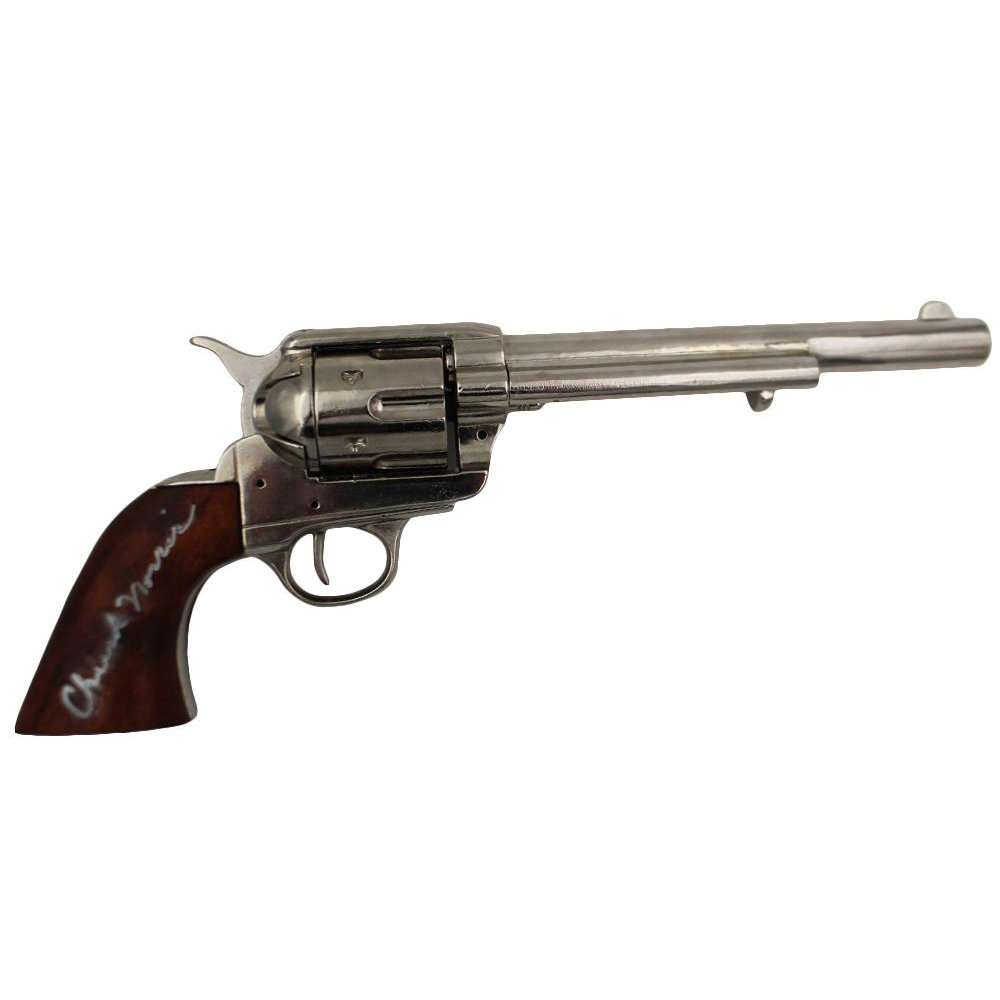 Chuck Norris Signed "Young Guns" Replica Revolver Prop (Radtke ...