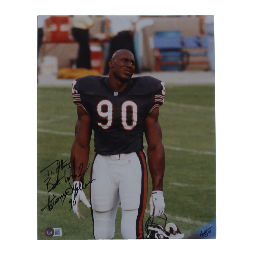 Alonzo Spellman Signed Bears 11x14 Photo Inscribed "Best Wishes ...