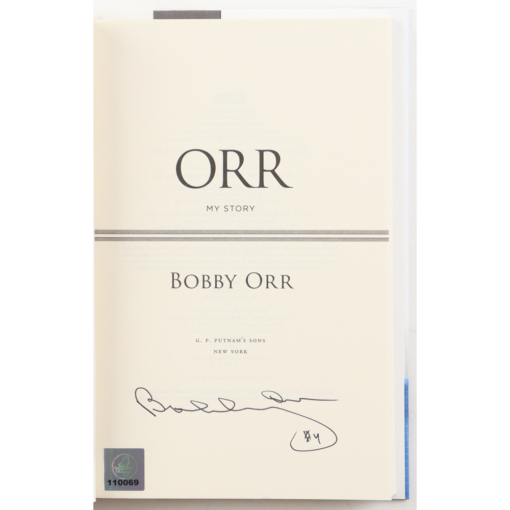 Bobby Orr Bruins Signed "Orr: My Story" Hardcover Book (Orr) | Pristine ...