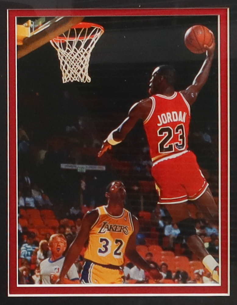 Michael Jordan Custom Framed Bulls Jersey Display with (2) Team ...