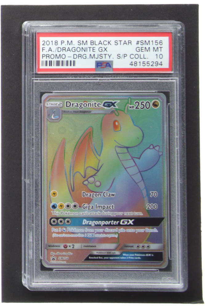 Dragonite GX Pokemon 2019 Sun & Moon Promo #156 (PSA 10) | Pristine Auction