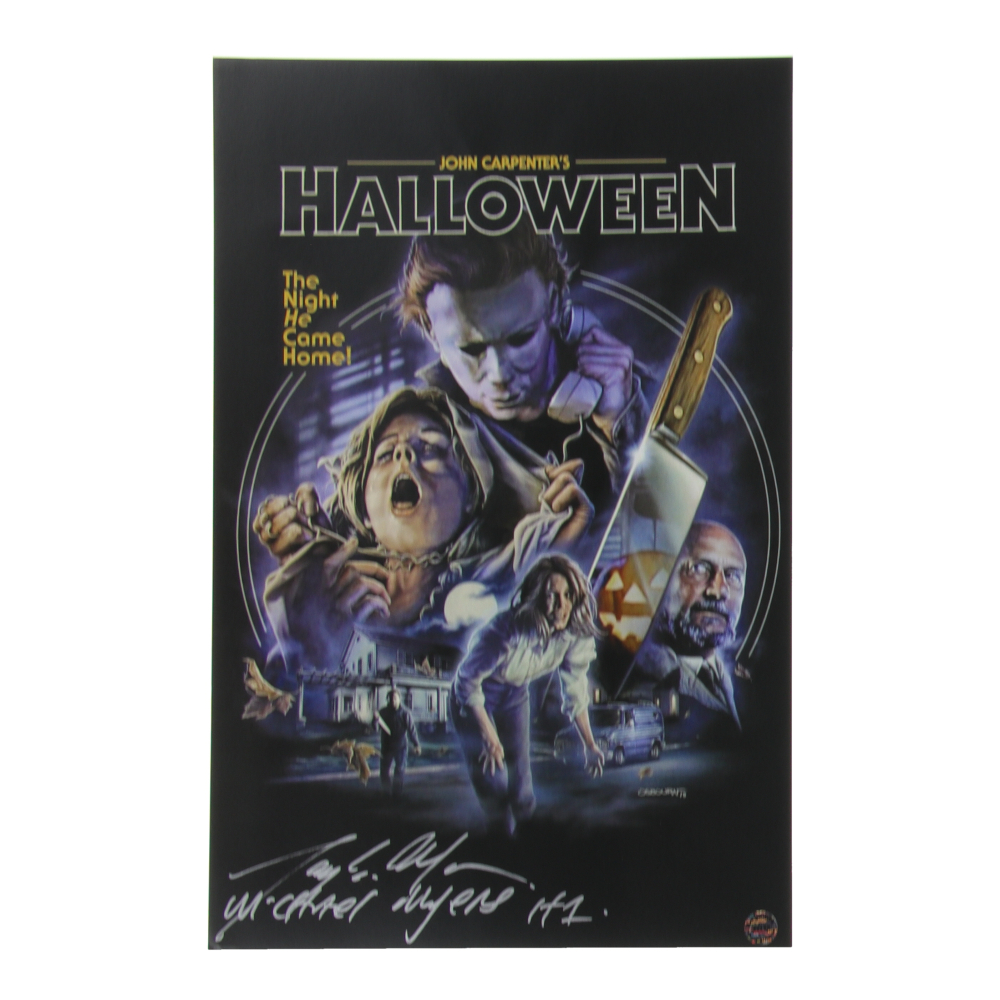 Tony Moran Signed "Halloween" 11x17 Photo Inscribed "Michael Myers ...