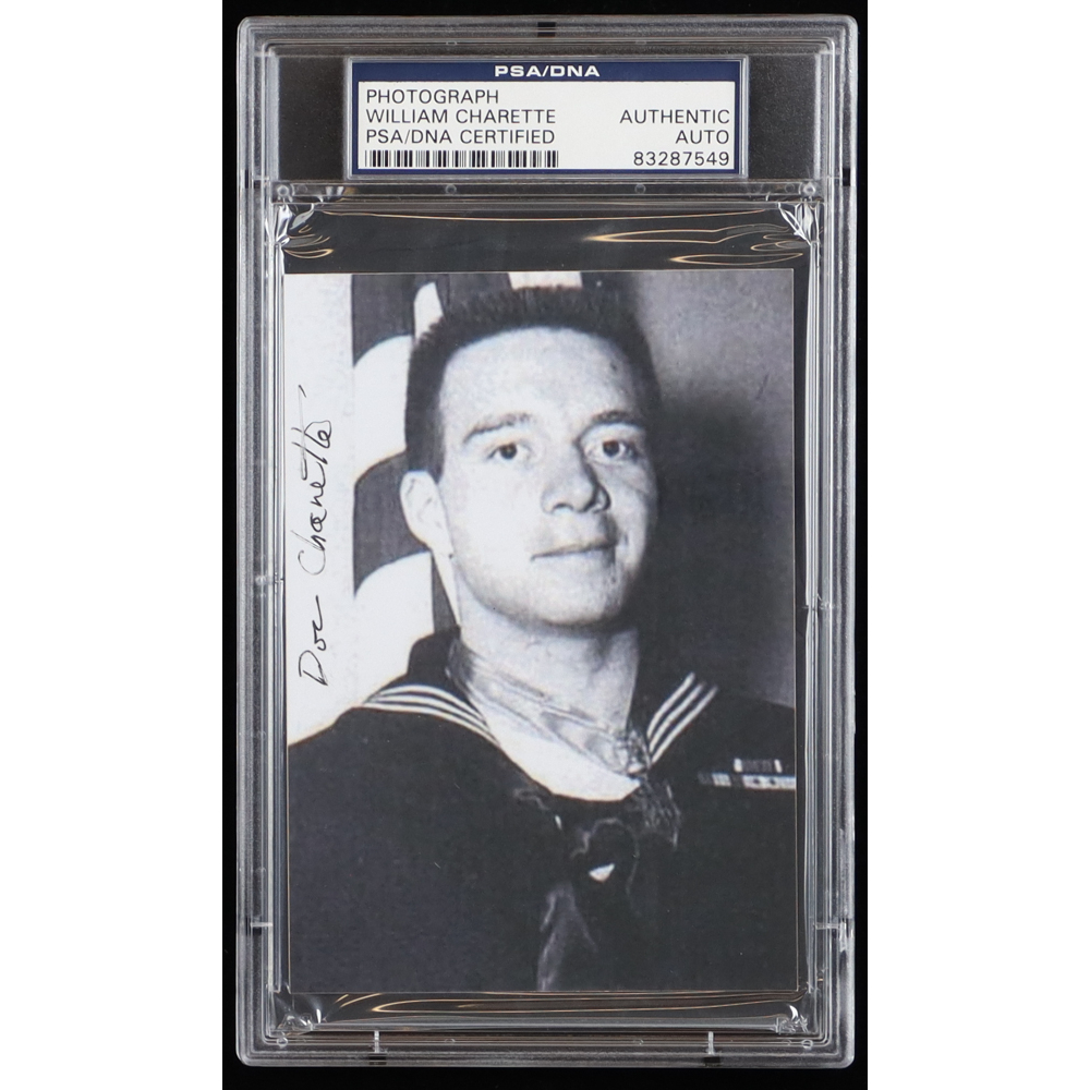William R. Charette Signed 3.5x5 Photo (PSA Encapsulated) | Pristine ...