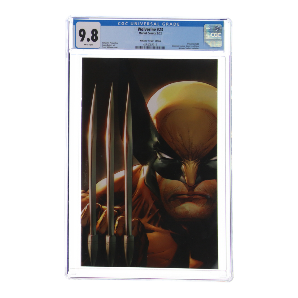2022 "Wolverine" Issue #23 Williams Virgin Variant Cover Marvel Comic ...