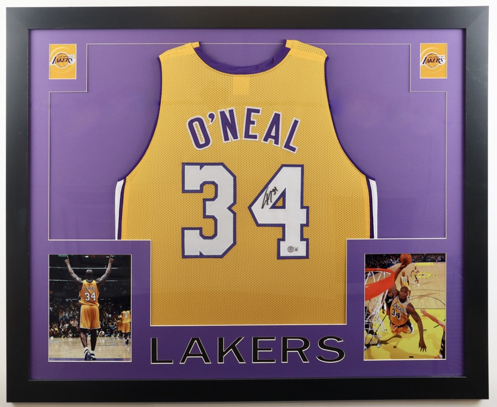 Shaquille O'Neal Signed Custom Framed Jersey Display (JSA) | Pristine Auction