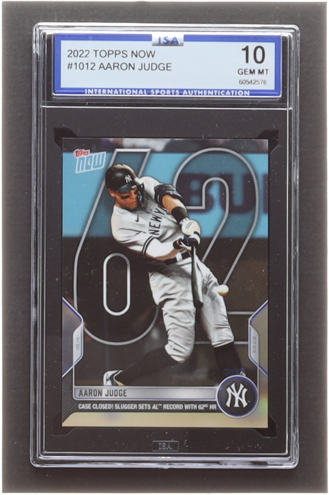 Aaron Judge 2022 Topps Now #1012 (ISA 10) | Pristine Auction