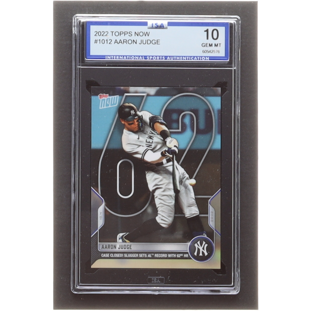 Aaron Judge 2022 Topps Now #1012 (ISA 10) | Pristine Auction