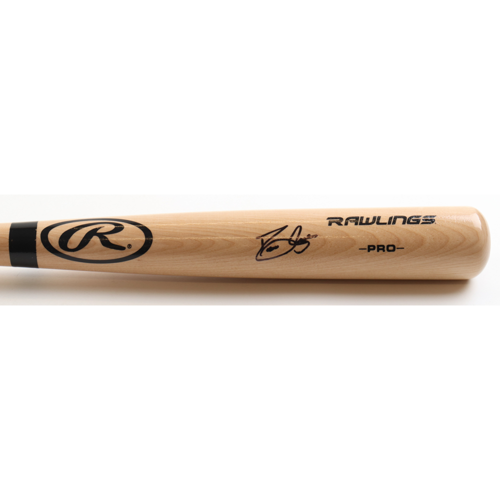 David Justice Signed Rawlings Pro Baseball Bat (JSA) | Pristine Auction