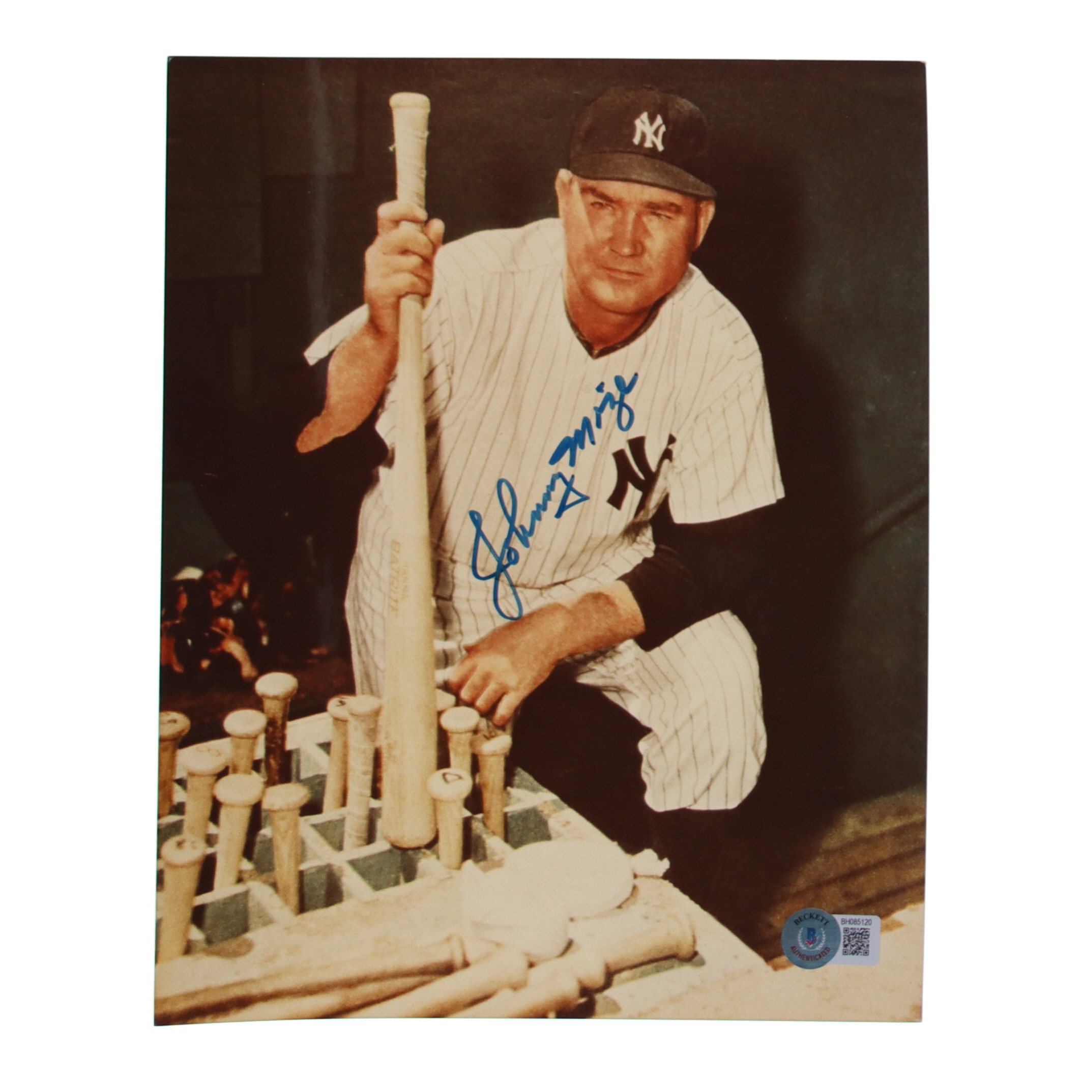 Johnny Mize Signed Yankees 8x10 Photo (Beckett) | Pristine Auction