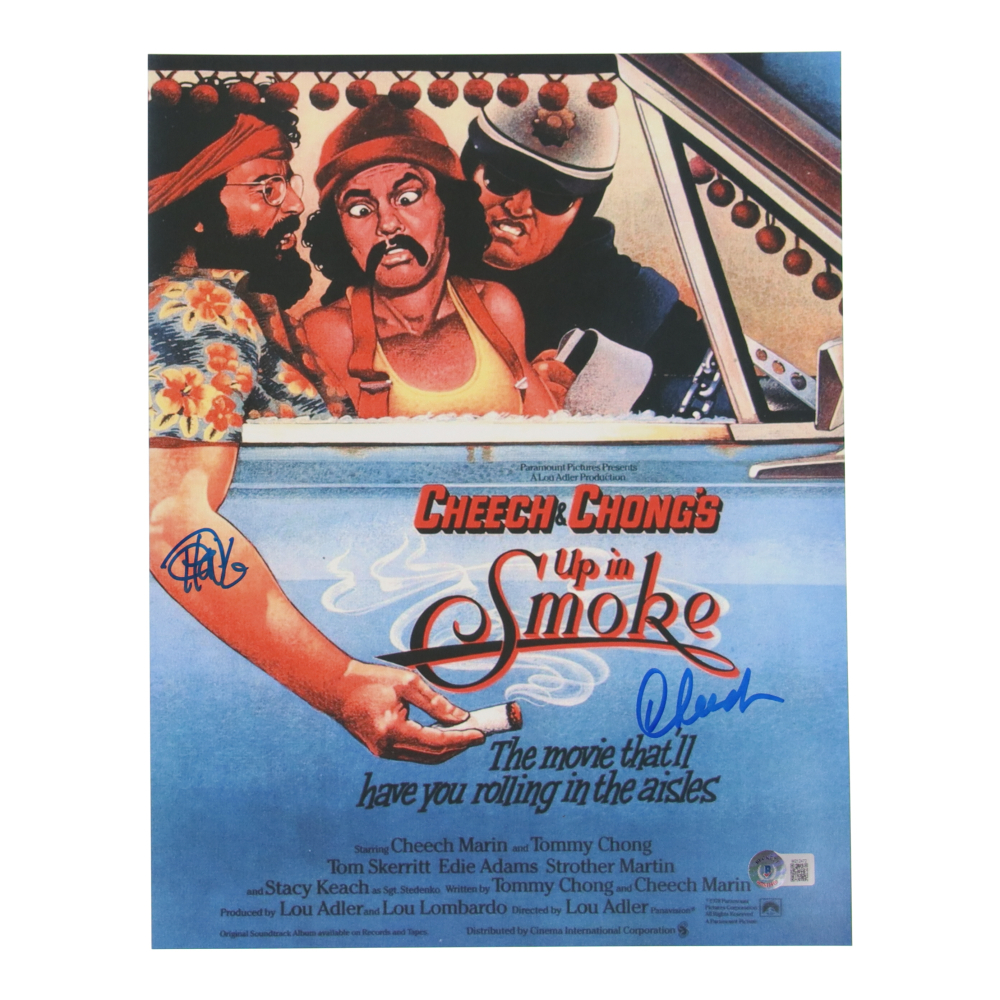 Cheech Marin & Tommy Chong Signed "Cheech & Chong's Up in Smoke" 11x14 ...