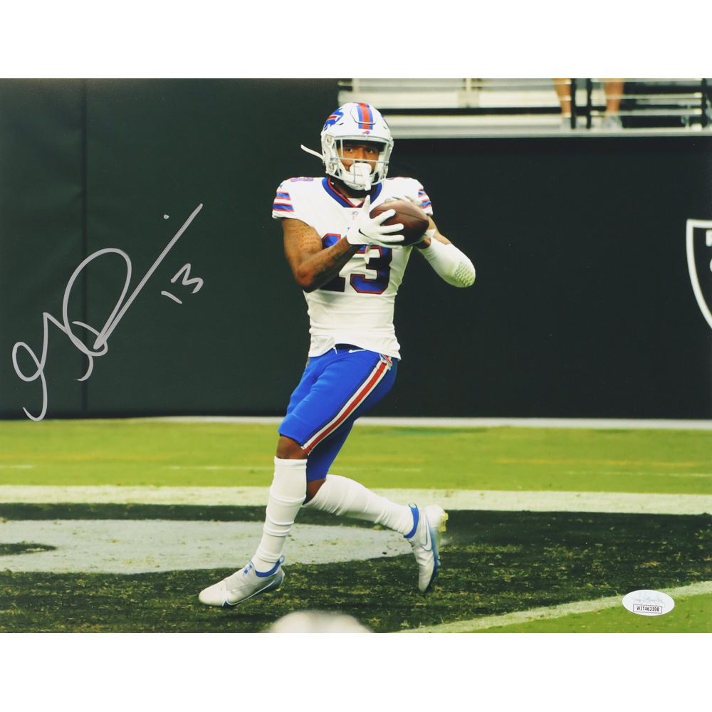 Gabe Davis Signed Bills 11x17 Photo (JSA) | Pristine Auction