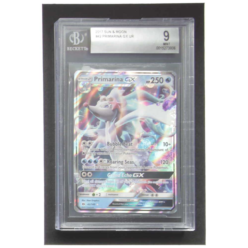 Primarina GX Pokemon 2017 Sun & Moon #42 (BGS 9) | Pristine Auction