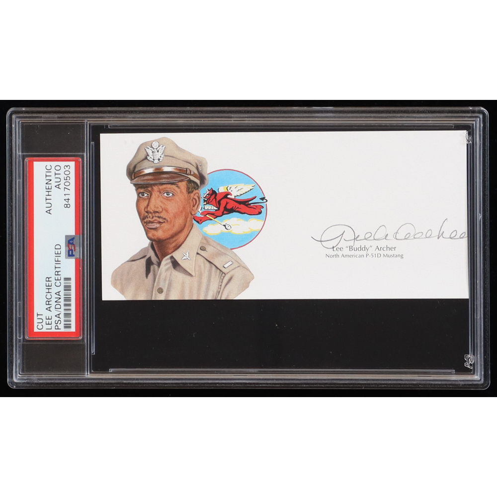 Lee Archer Signed 2.5x5.5 Cut (PSA Encapsulated) | Pristine Auction