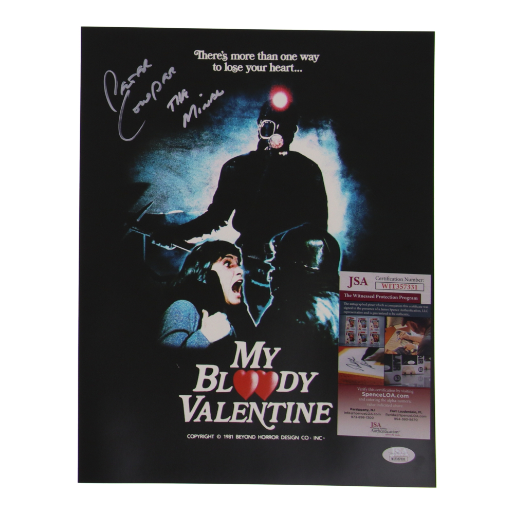 Peter Cowper Signed "My Bloody Valentine" 11x14 Photo Inscribed "The ...