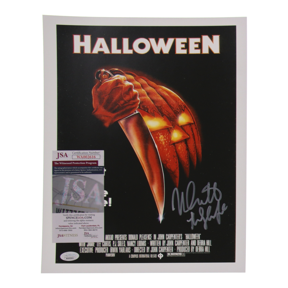 Nick Castle Signed "Halloween" 11x14 Photo Inscribed "The Shape" (JSA ...