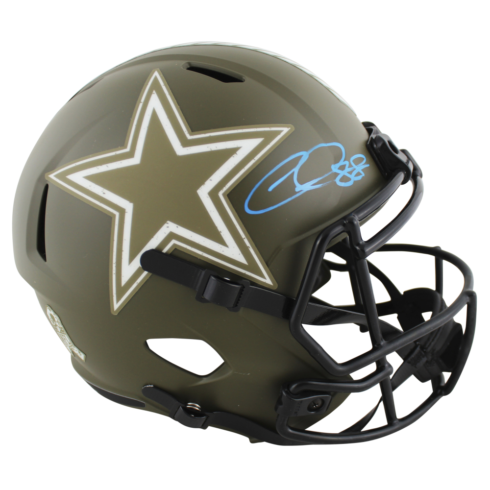 CeeDee Lamb Signed Cowboys Salute to Service Alternate Speed Full Size ...