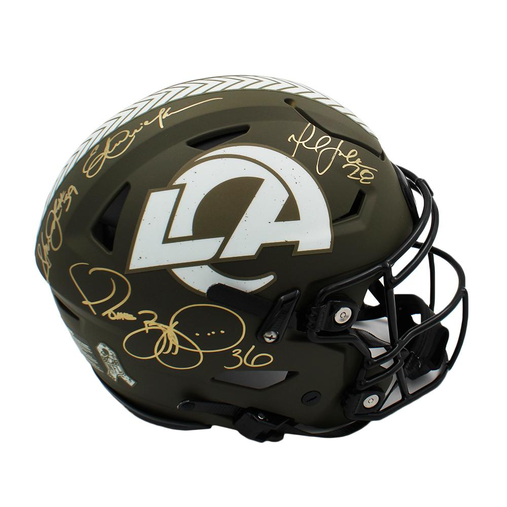 Rams Salute to Service Full-Size Authentic On-Field SpeedFlex Helmet ...