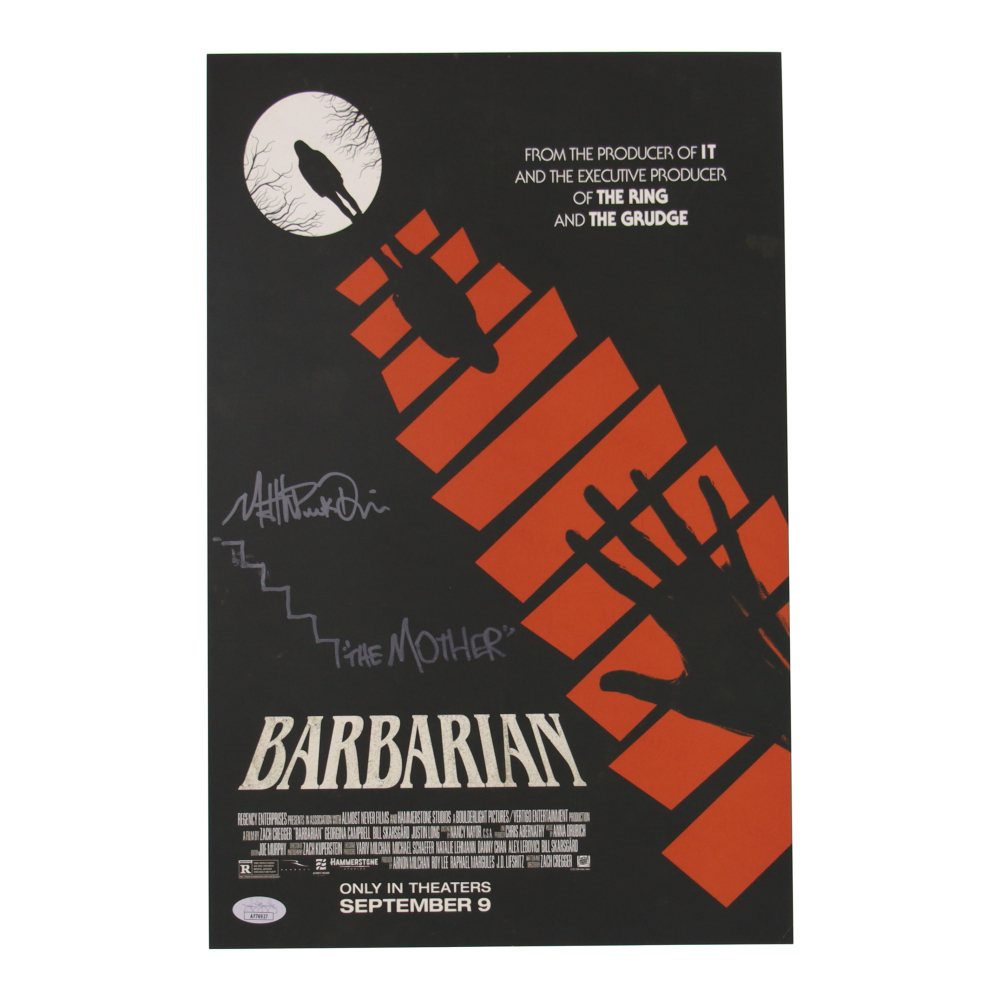 Matthew Patrick Davis Signed "Barbarian" 11x17 Photo Inscribed "The ...