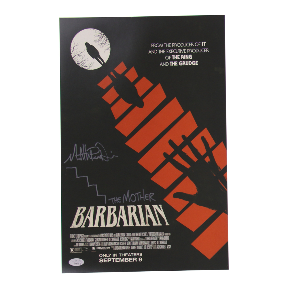 Matthew Patrick Davis Signed "Barbarian" 11x17 Photo Inscribed "The ...