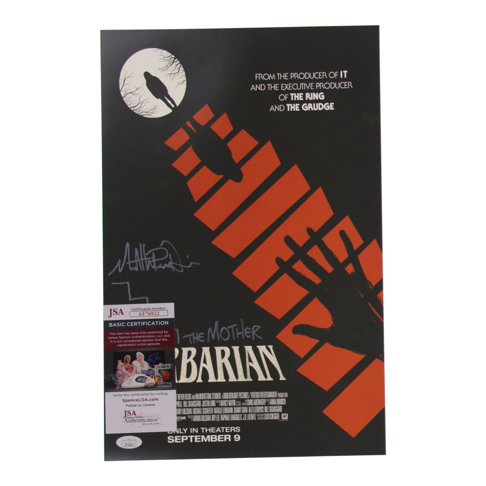 Matthew Patrick Davis Signed "Barbarian" 11x17 Photo Inscribed "The ...