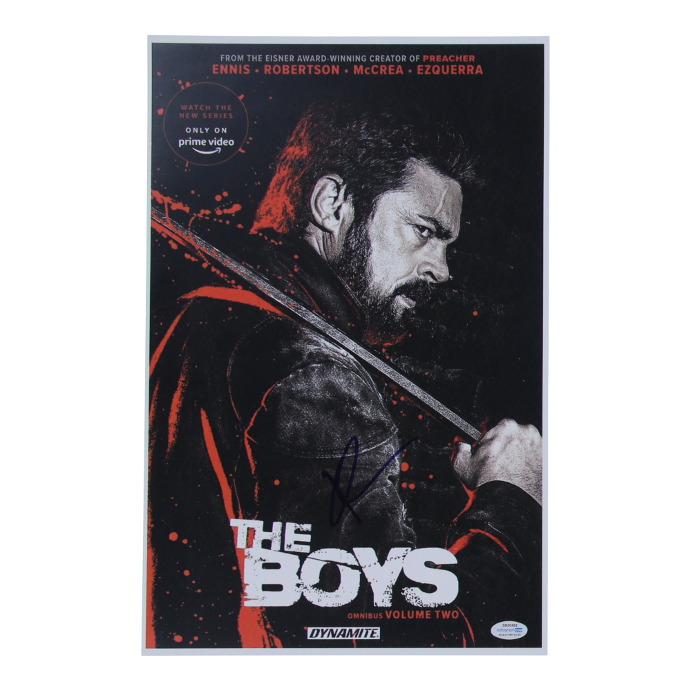 Karl Urban Signed "The Boys" 11x17 Poster (AutographCOA) | Pristine Auction