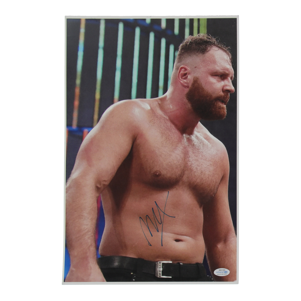 Jon Moxley Signed "WWE" 11x17 Photo (AutographCOA) | Pristine Auction